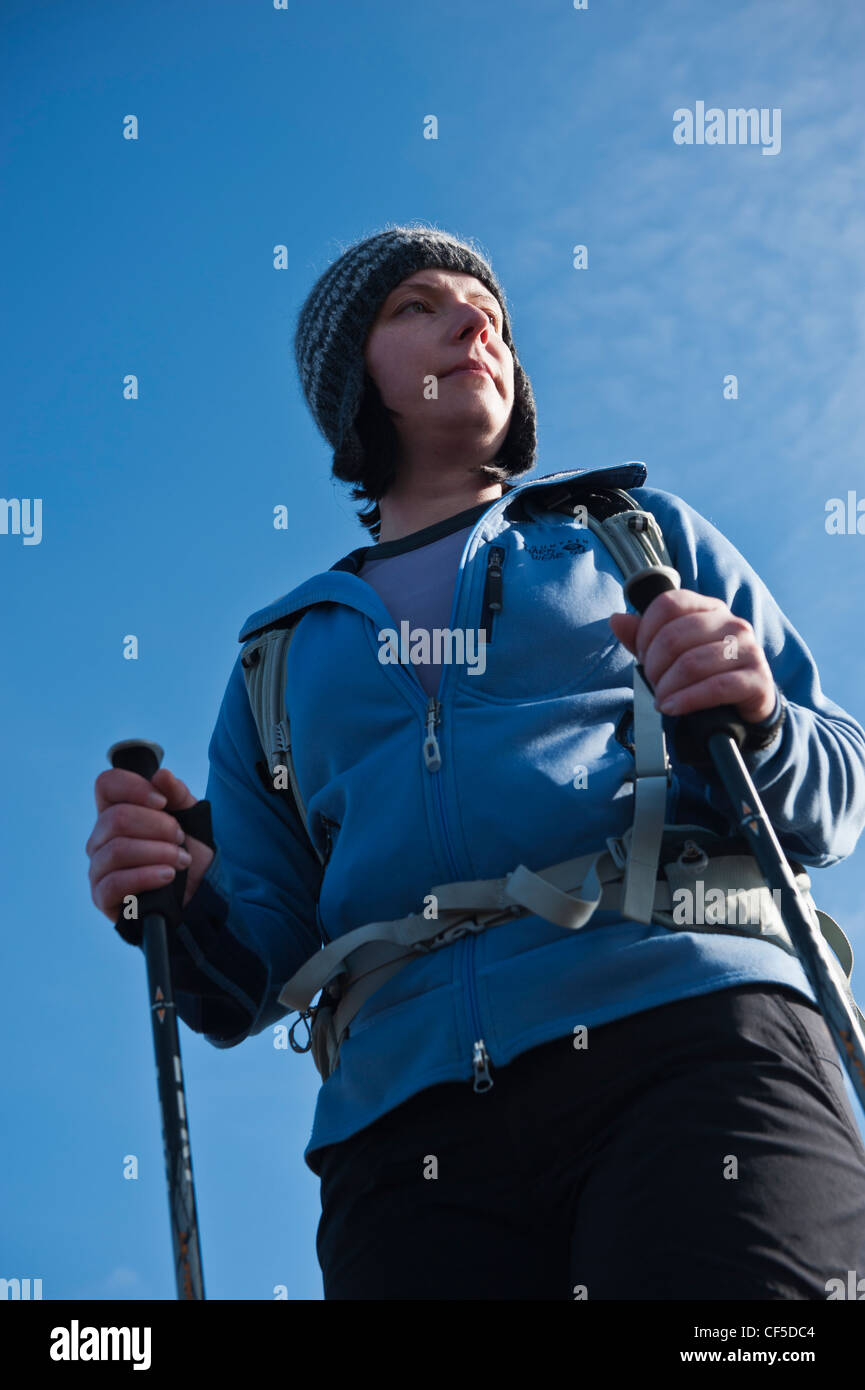 Female walker hiker hi-res stock photography and images - Alamy