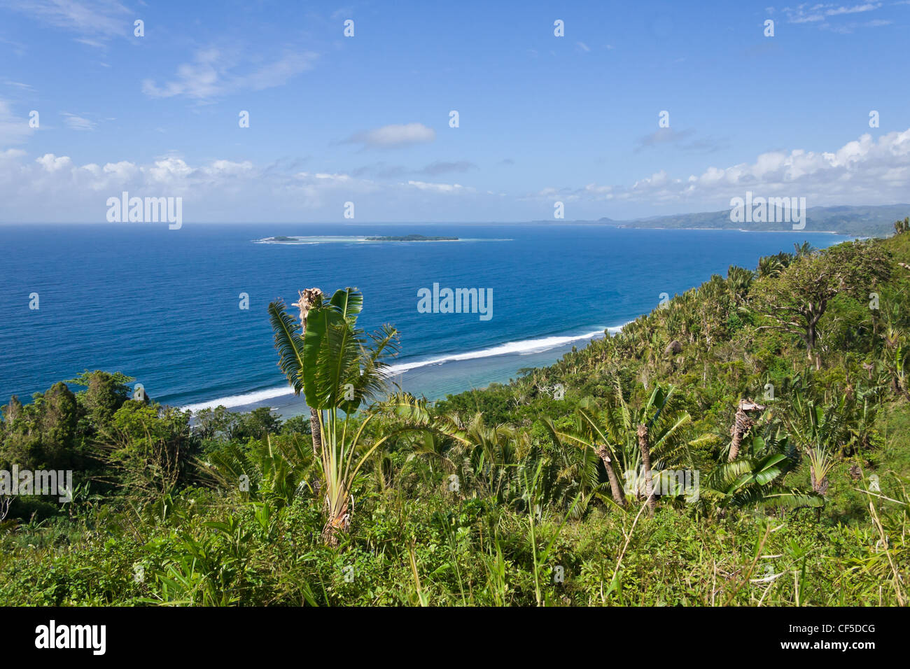 Coastal landscape of the Antongil Bay, east of Madagascar Stock Photo ...