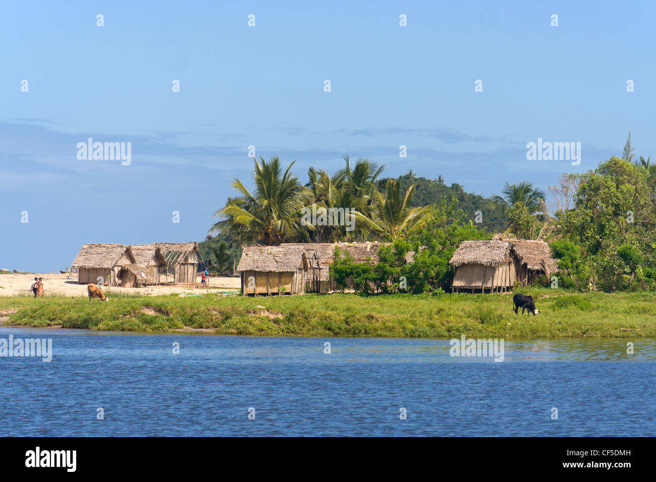 Coastal village of Antongil Bay, east of Madagascar Stock Photo - Alamy