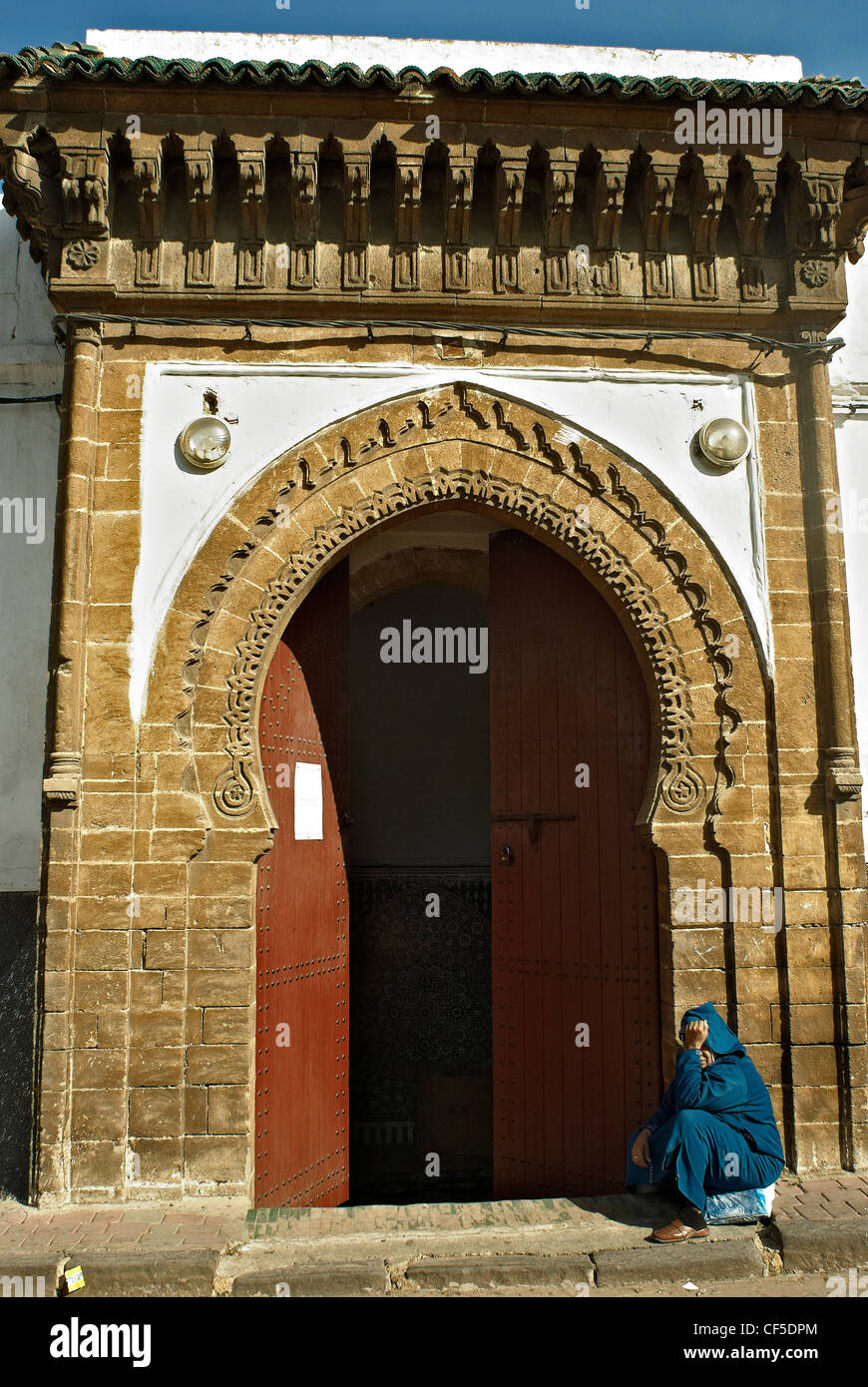Mosque entrance in Casablanca, Morocco Stock Photo - Alamy