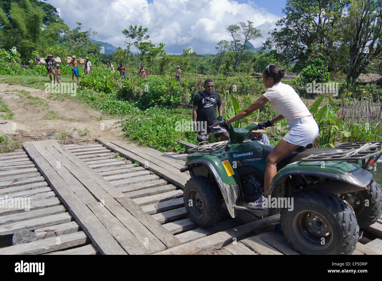 Coastal landscape of the Antongil Bay, east of Madagascar Stock Photo ...