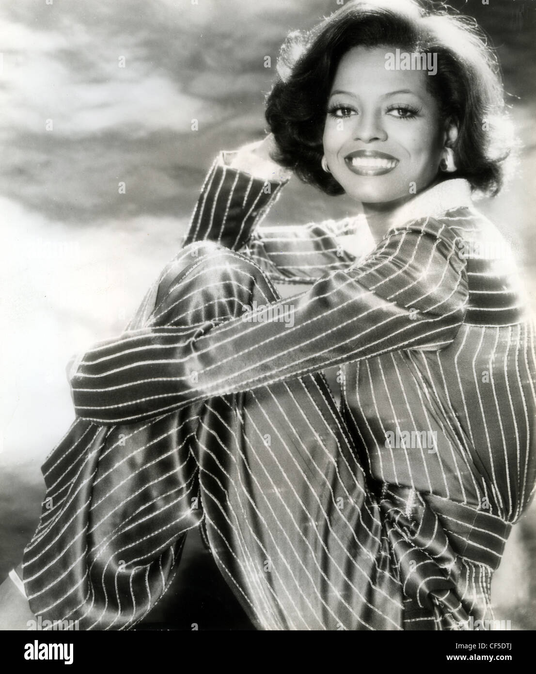 DIANA ROSS Promotional photo of US singer about 1975 Stock Photo - Alamy