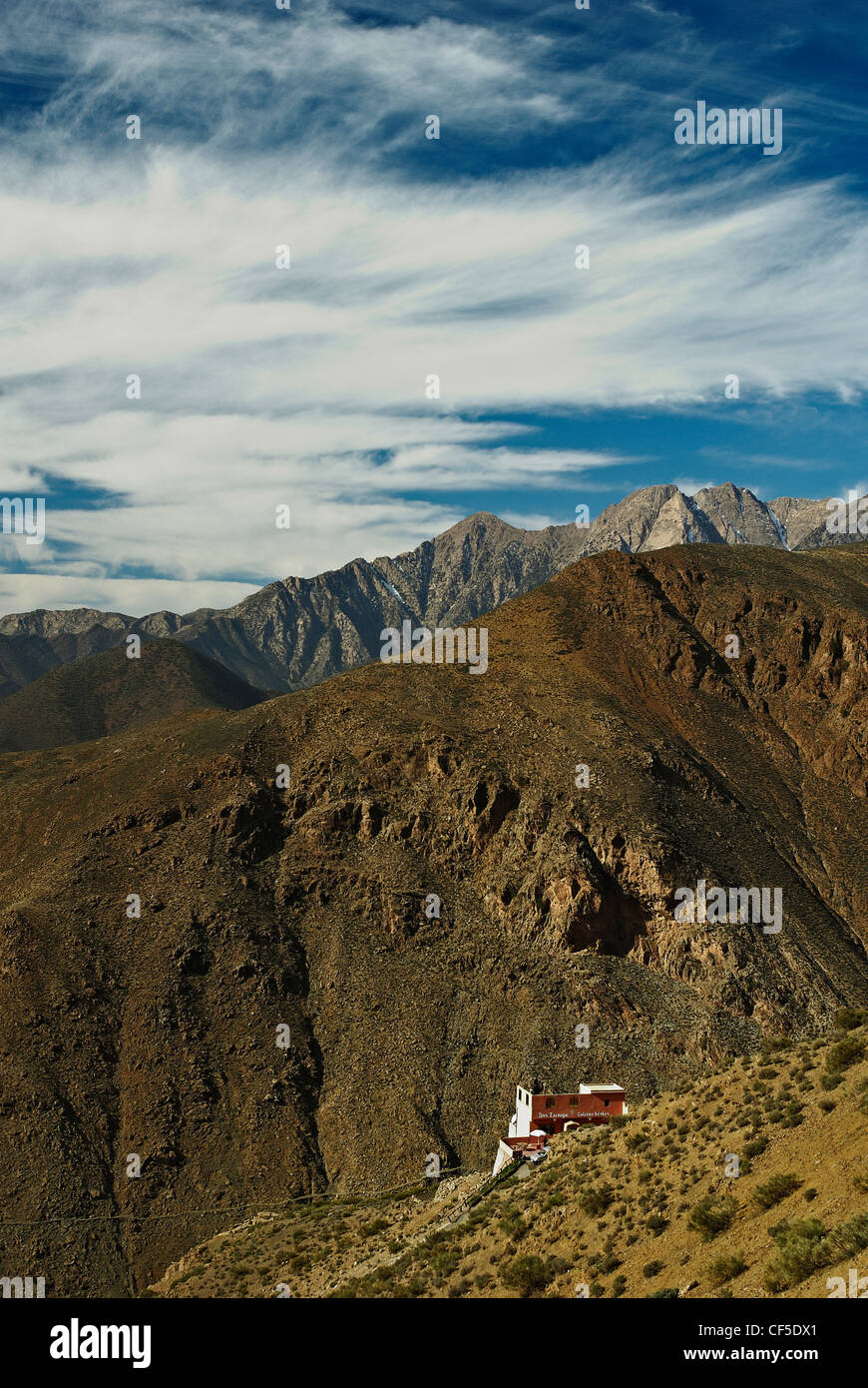 Solitaire house in Atlas mountains Stock Photo - Alamy