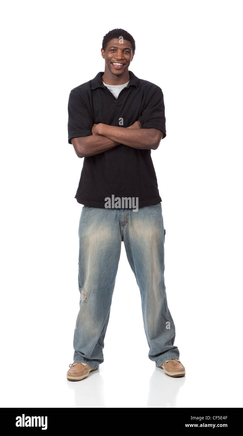 Young african american male Cut Out Stock Images & Pictures - Alamy