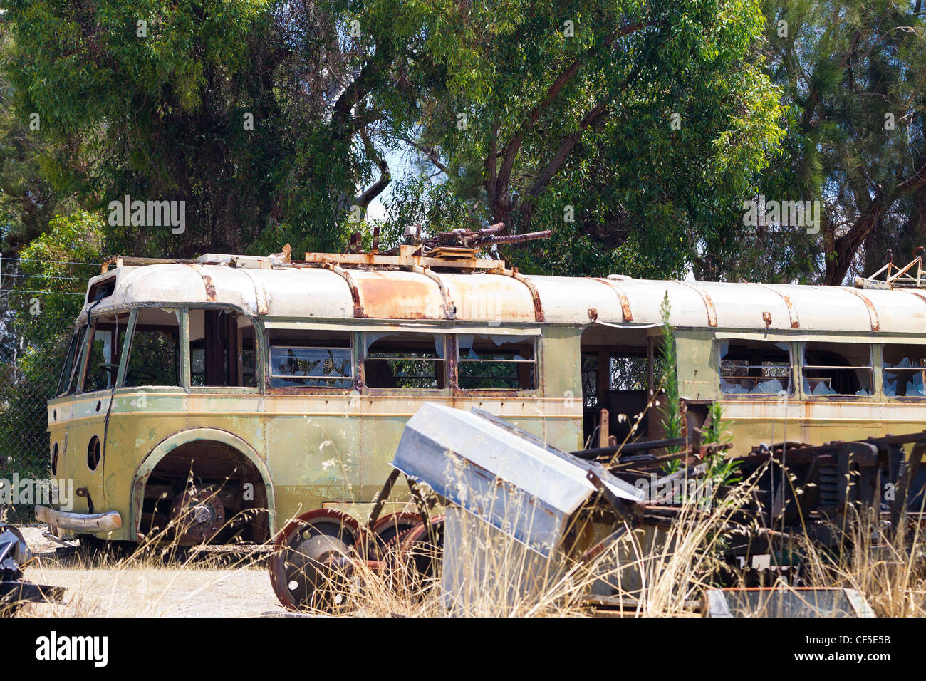 1935-9 Leyland Trolley Bus Australia Stock Photo - Alamy