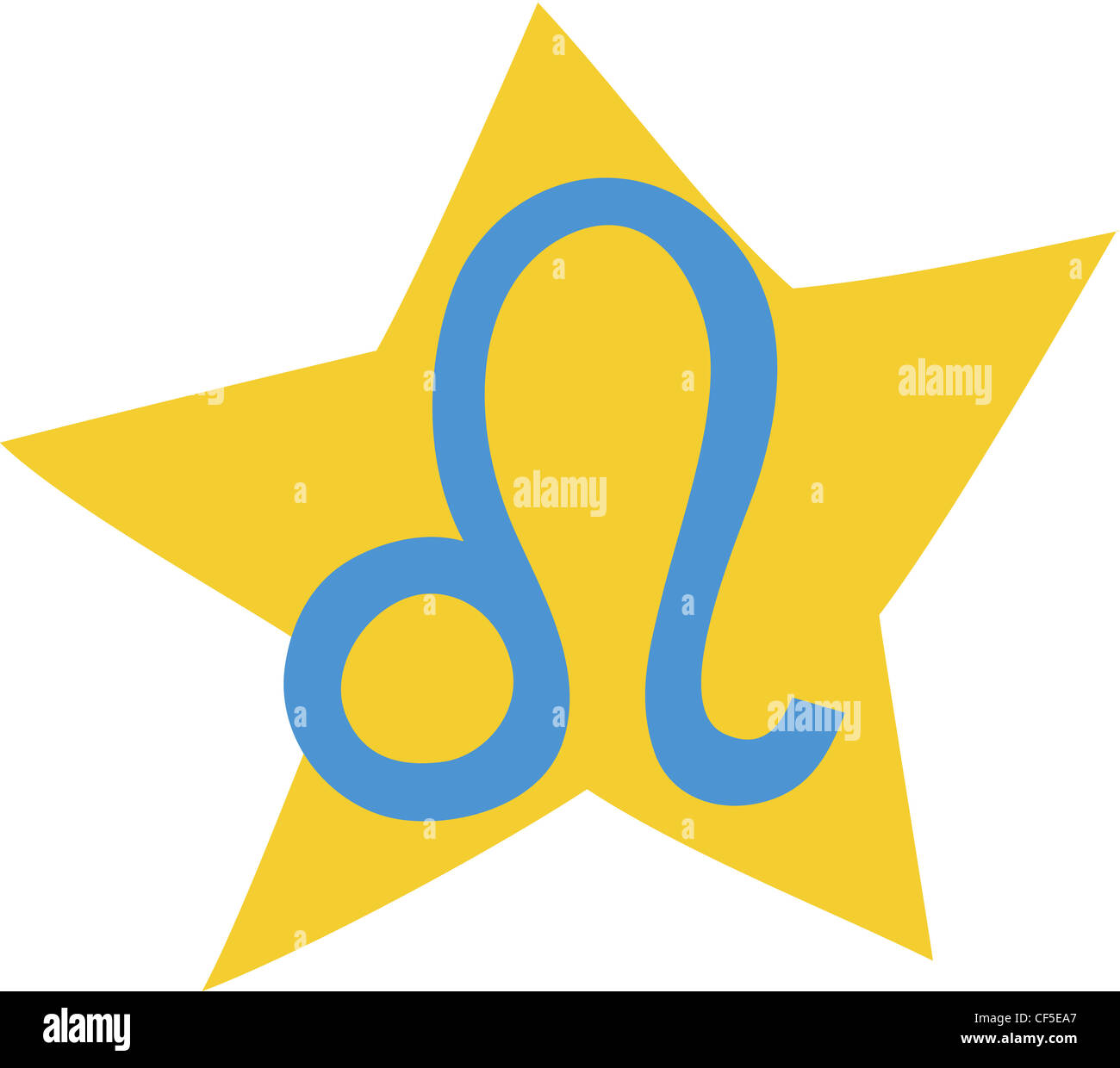 Illustrated star signsLeo Stock Photo - Alamy