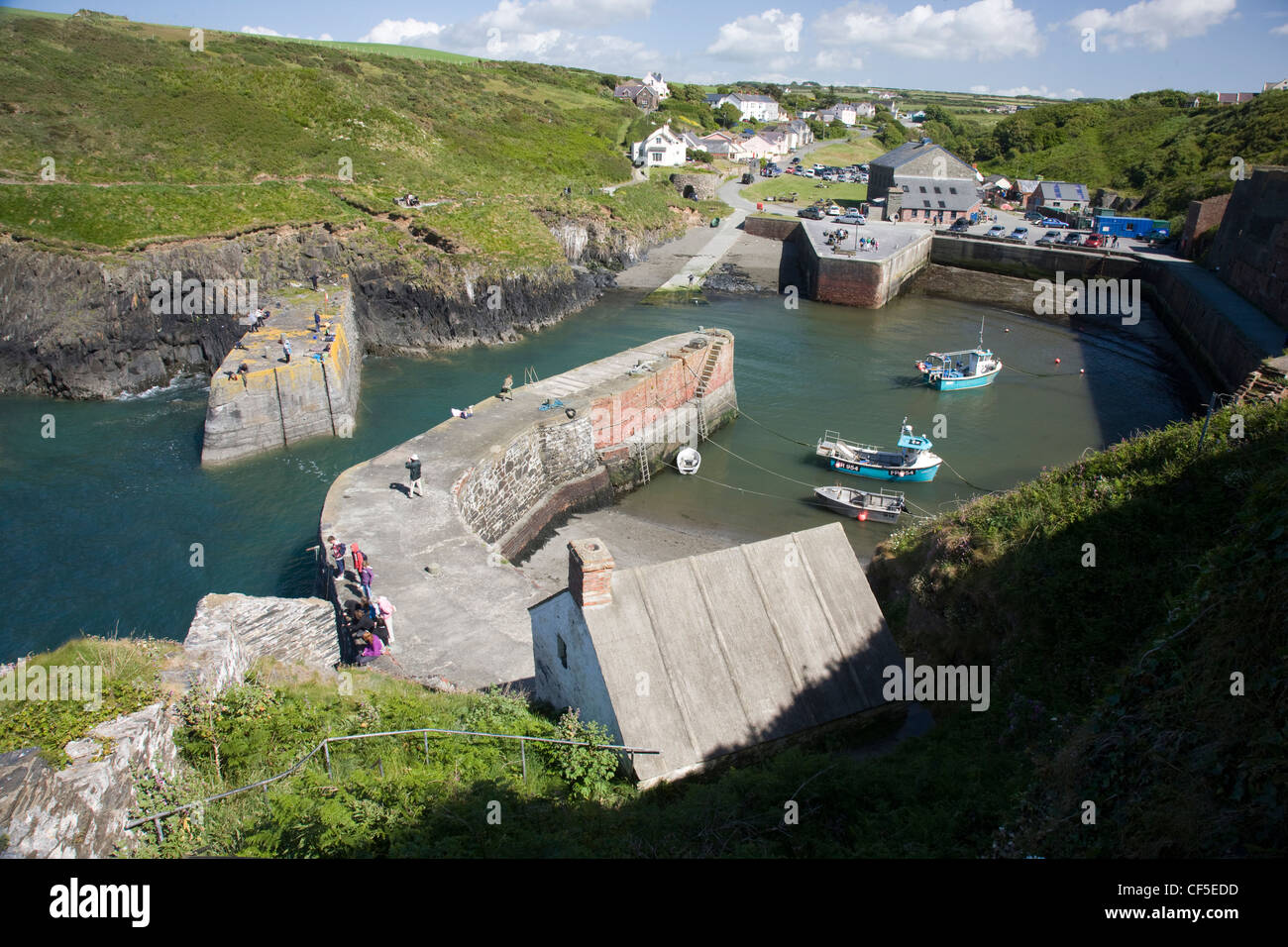 Pembrokeshire wales uk cliff cliffs coast coastal shore rocky hi-res ...