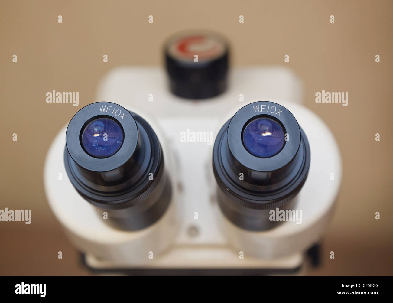 Eyepieces of microscope Stock Photo - Alamy