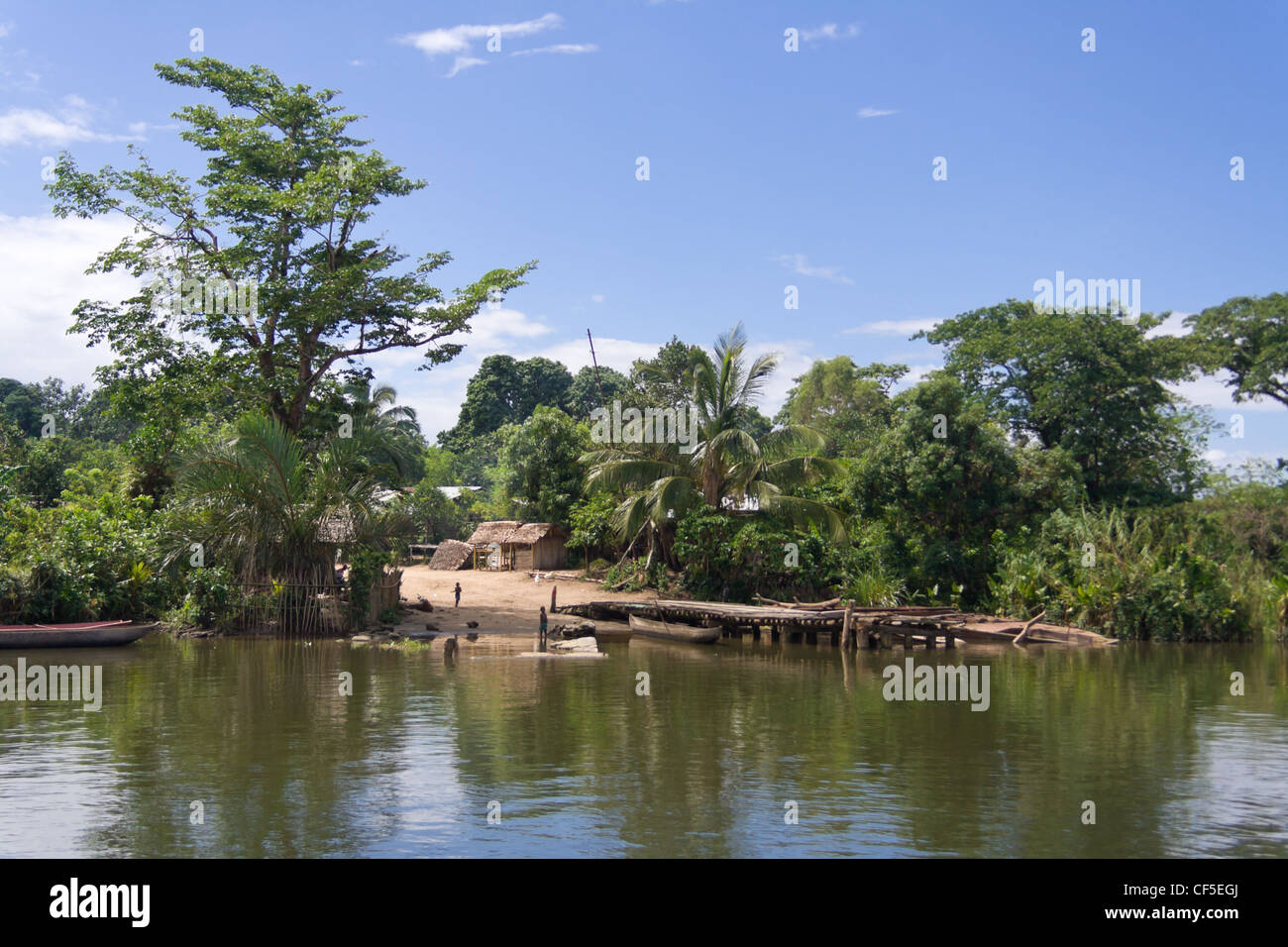 Coastal village of Antongil Bay, east of Madagascar Stock Photo - Alamy