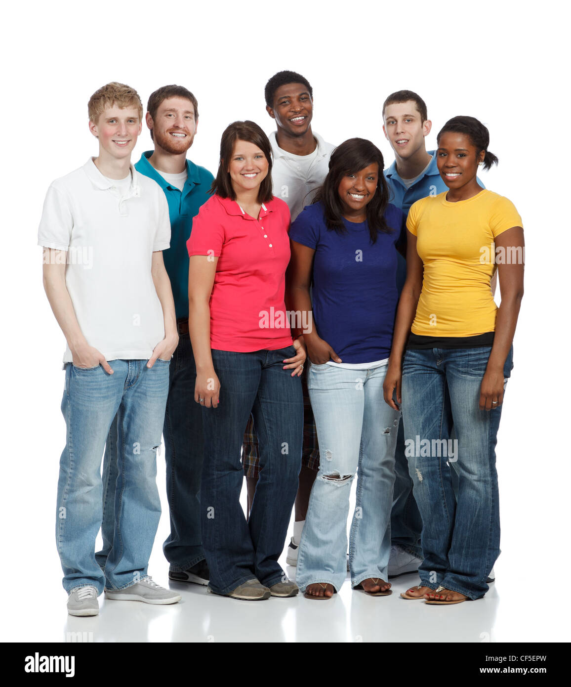 Multicultural College students, male and female Stock Photo - Alamy