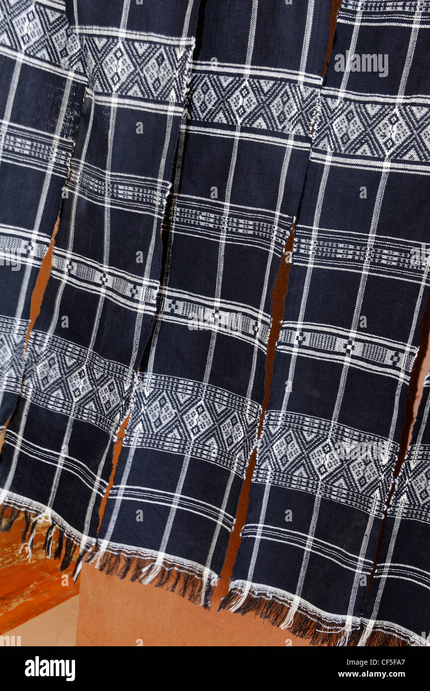 Cotton Pano in the Museum in Sao Filipe, Fogo Island, Cape Verde ...