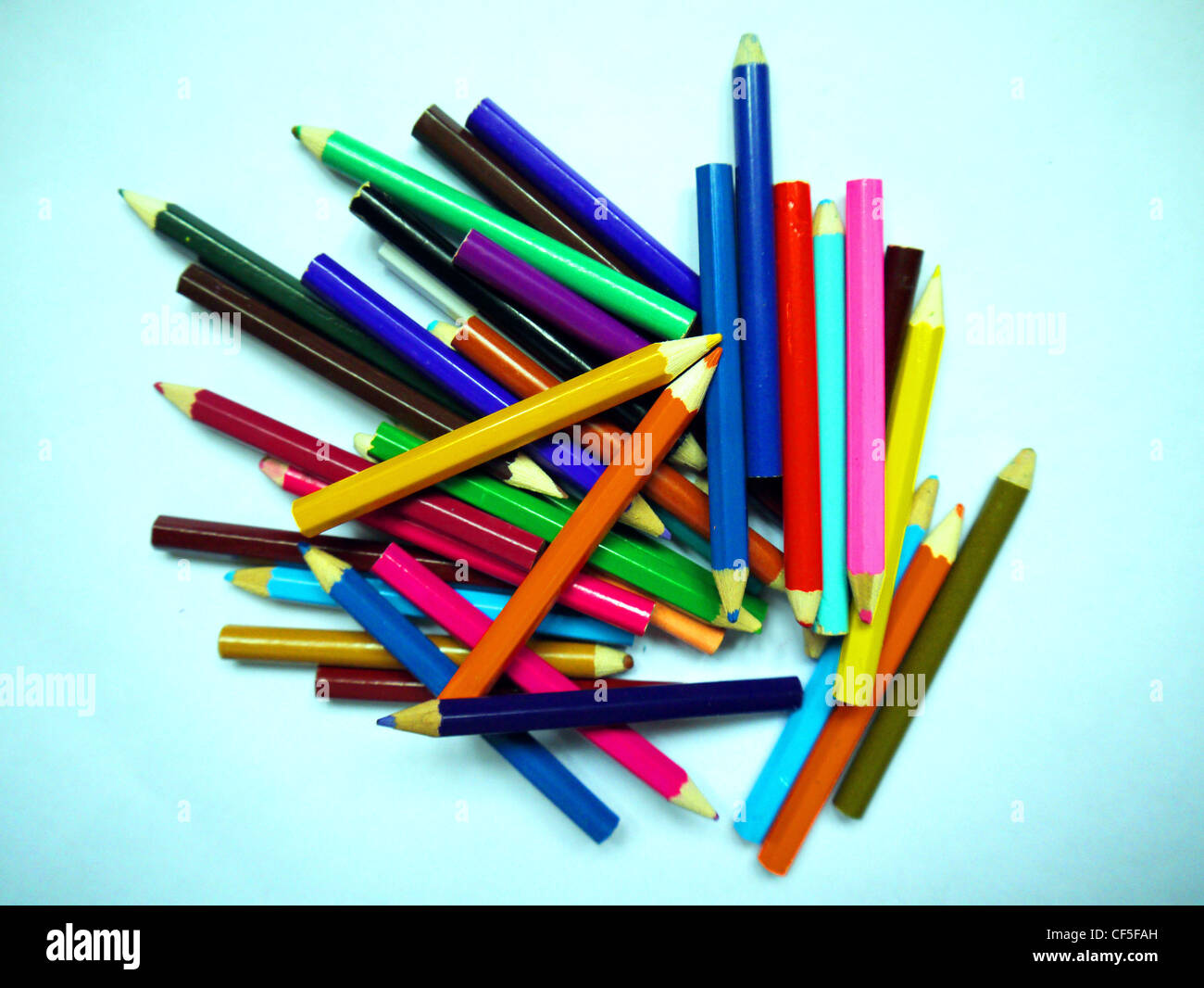 Pile Crayons High Resolution Stock Photography and Images - Alamy