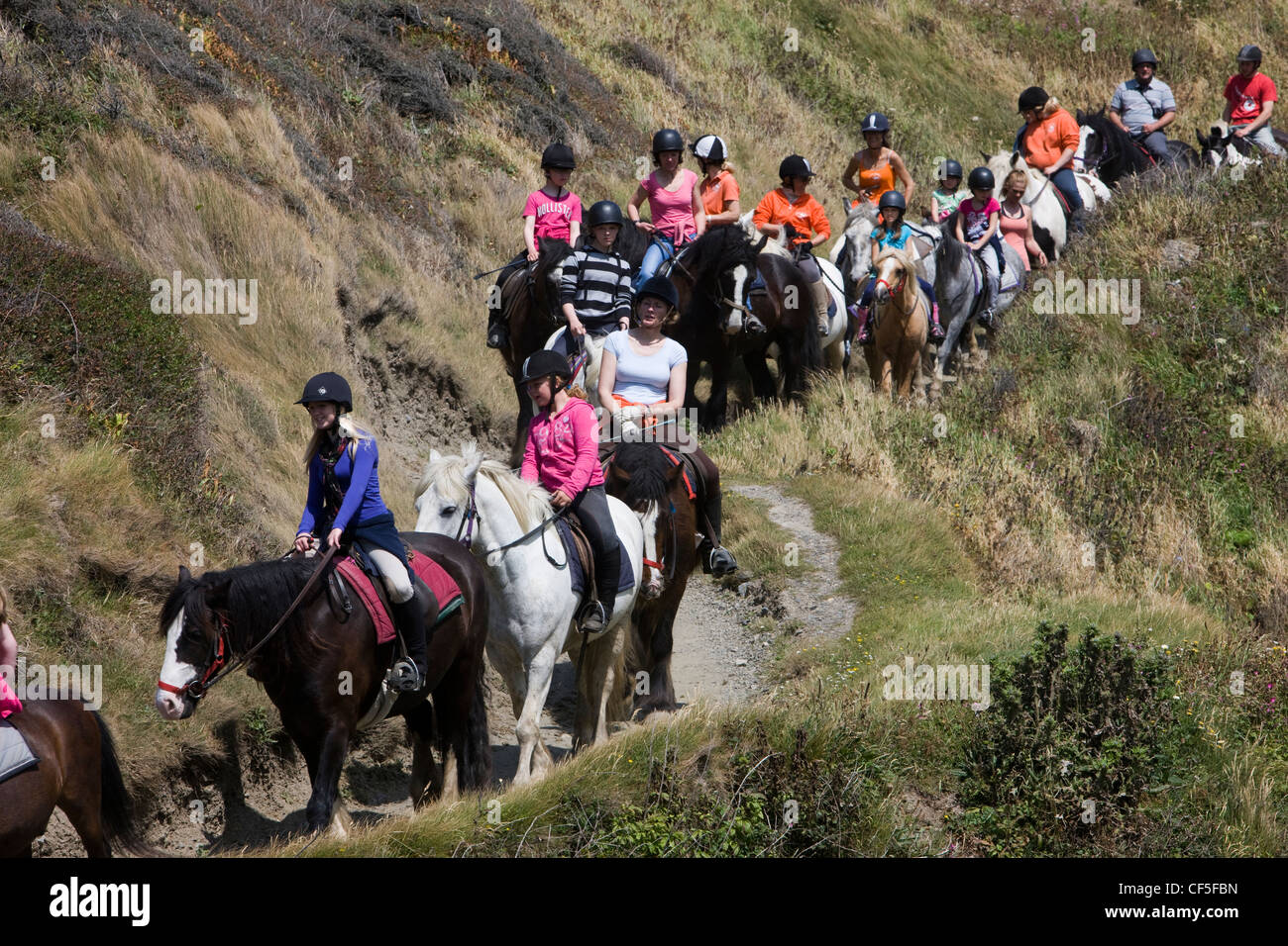 Pony trekking holiday hi-res stock photography and images - Alamy