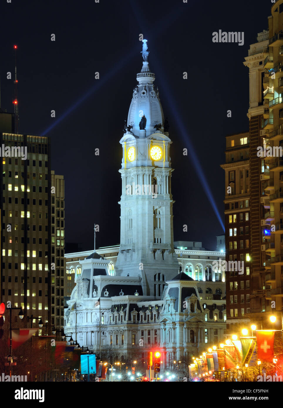 Philadelphia City Hall building on Benjamin Franklin Parkway Stock ...
