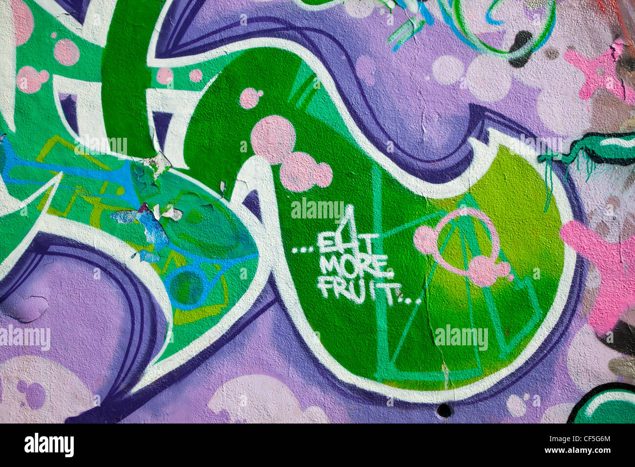 Bright graffiti hi-res stock photography and images - Alamy