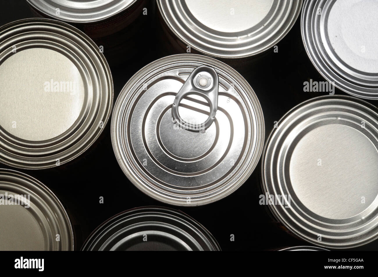 Years Of The Tin Can A still life image of a group of tinned food ...