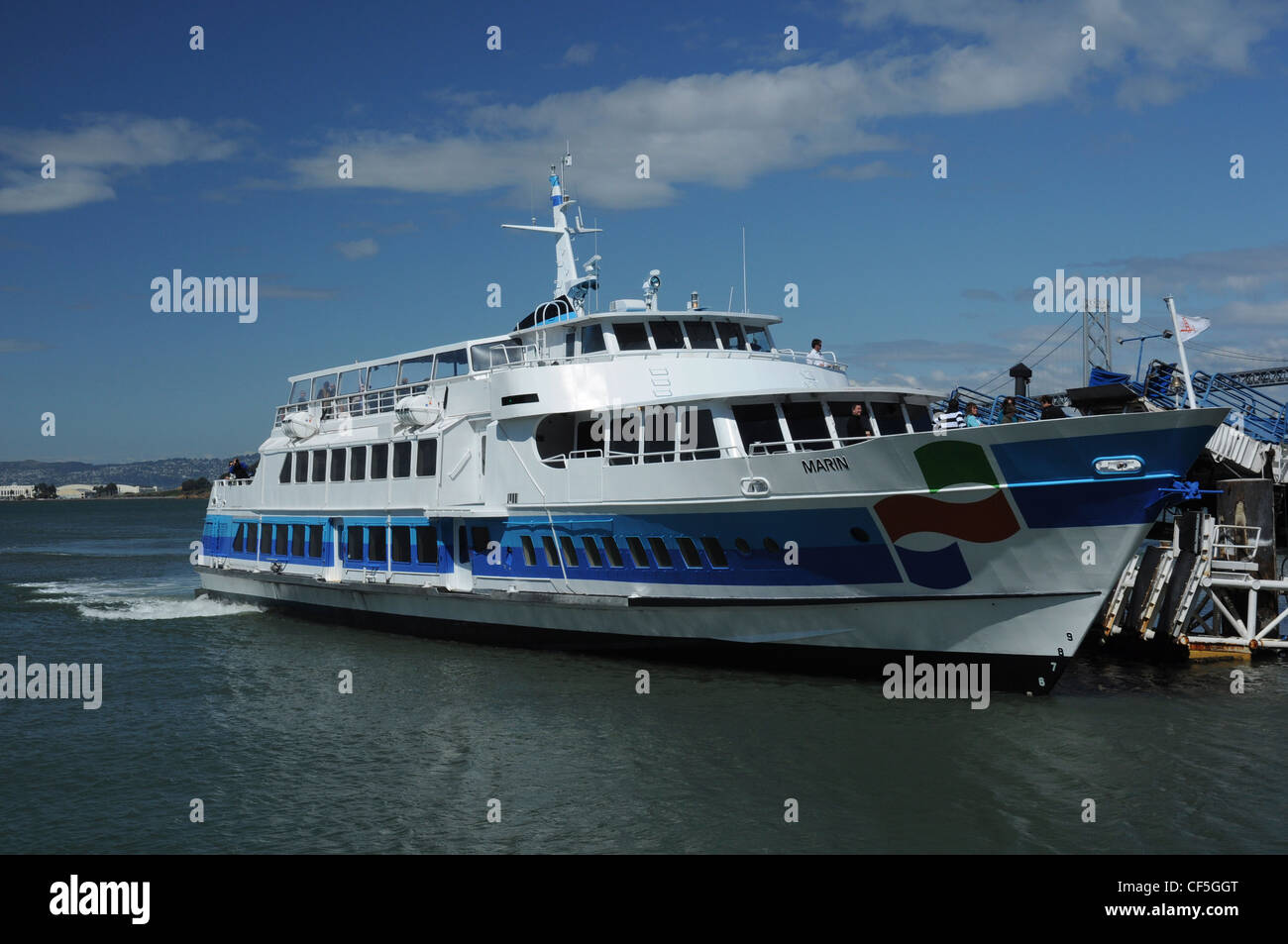 San Francisco to Sausalito ferry boat, California, USA Stock Photo - Alamy