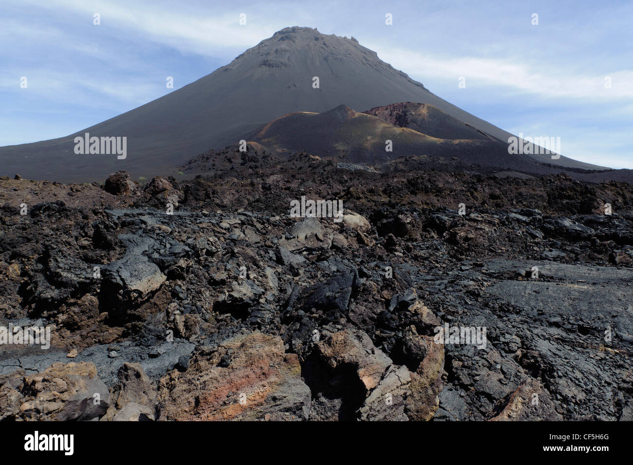 Volcano Pico, Fogo Island, Cape Verde Islands, Africa Stock Photo - Alamy