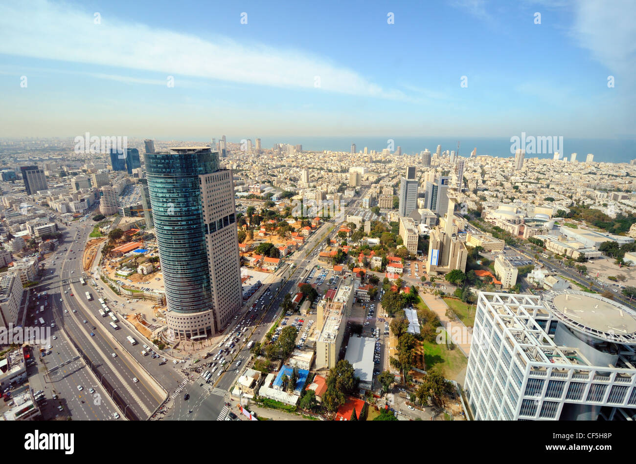 Tel aviv skyline landmarks hi-res stock photography and images - Alamy