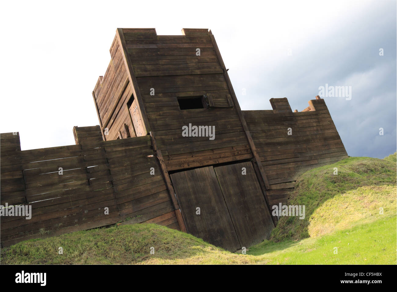 Reconstruction at Vindolanda Roman Fort, Hadrian's Wall, Northumberland ...