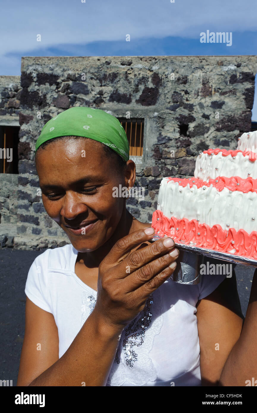 Wedding Cake in Crater Cha das Caldeiras, Fogo Island, Cape Verde ...