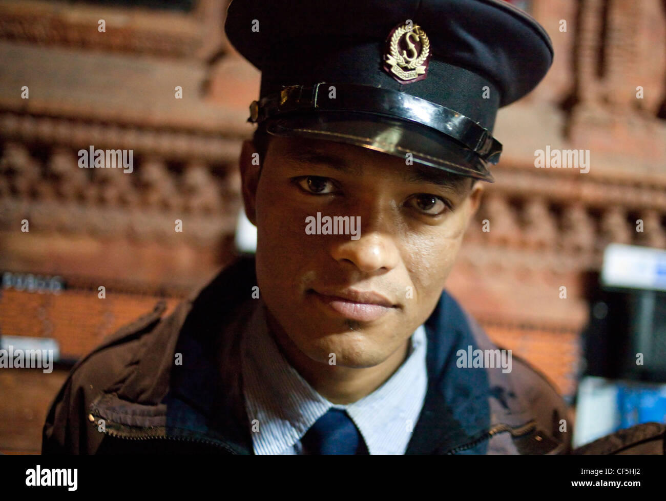 Police and security guards in Kathmandu, Nepal Stock Photo - Alamy