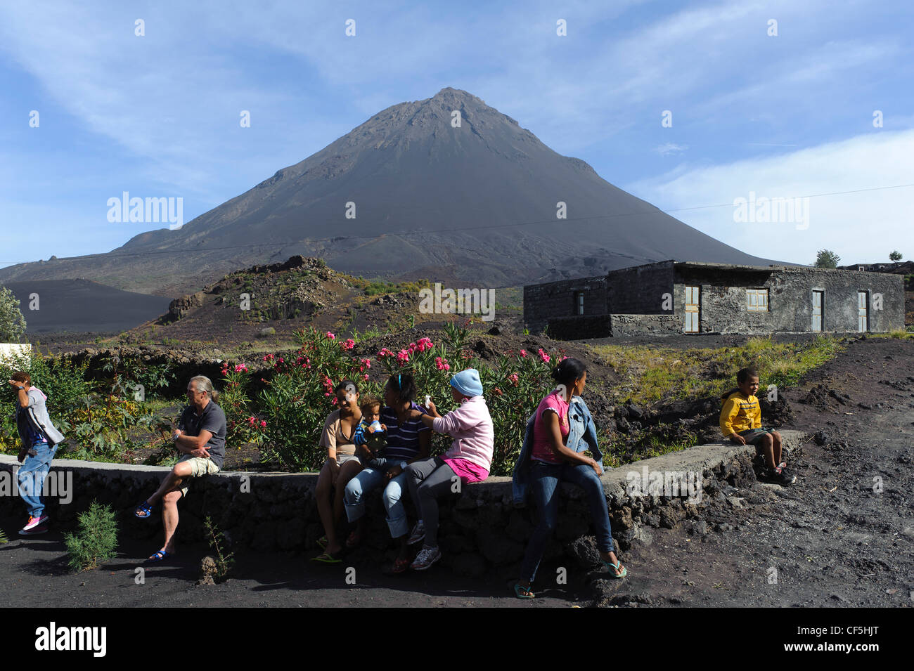 Volcano Pico, Fogo Island, Cape Verde Islands, Africa Stock Photo - Alamy