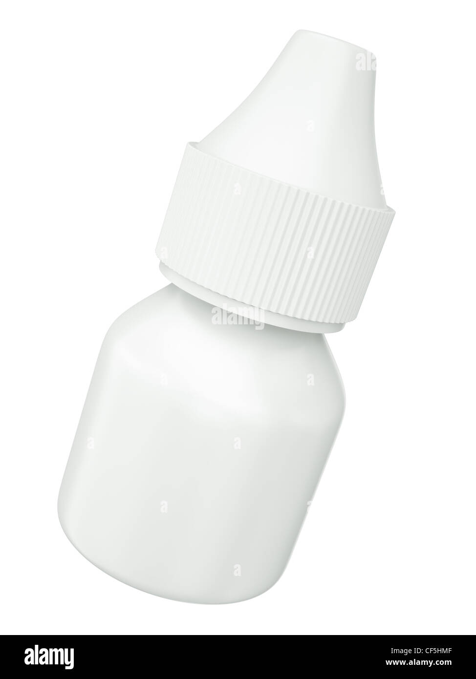 Eye drops container isolated on white background. 3D render Stock Photo ...
