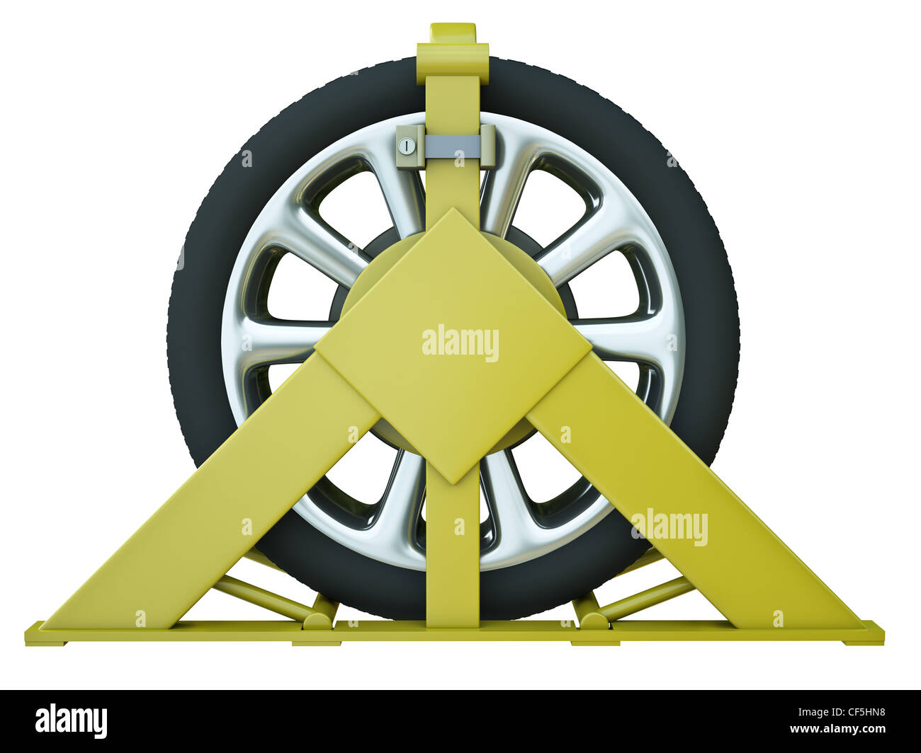 Wheel clamp isolated hi-res stock photography and images - Alamy