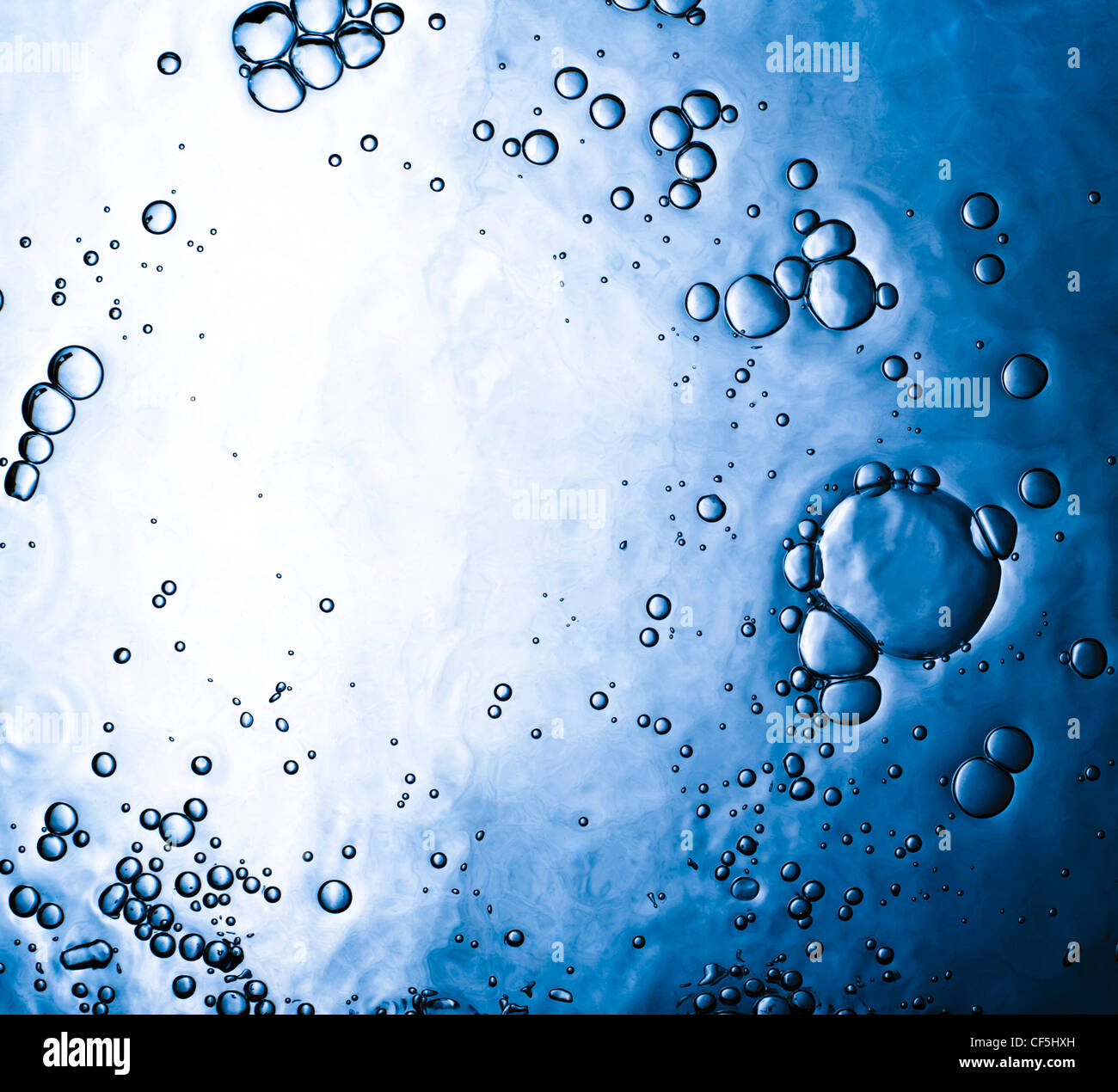 Underwater Looking Up Bubbles