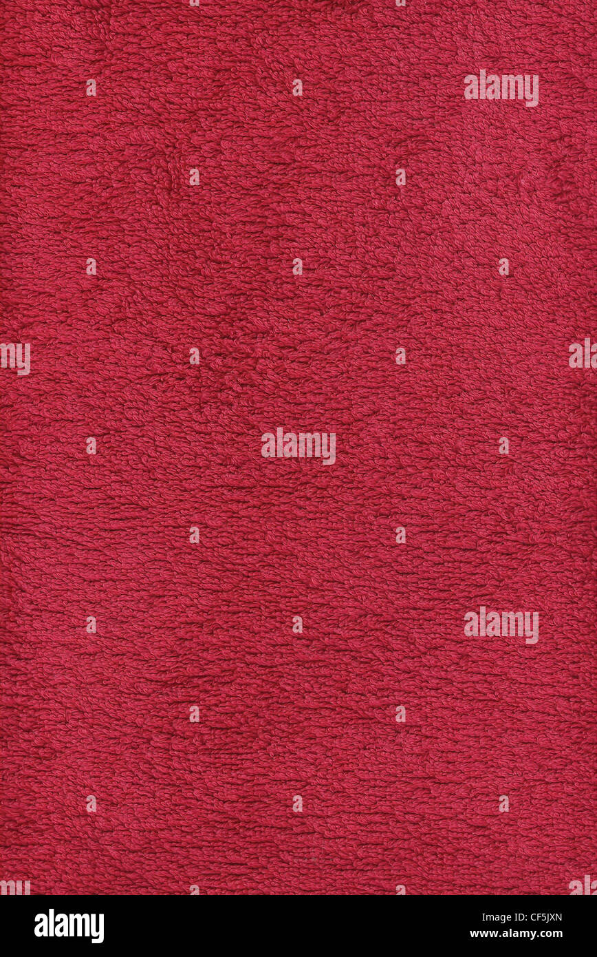 Red color towel background Stock Photo - Alamy