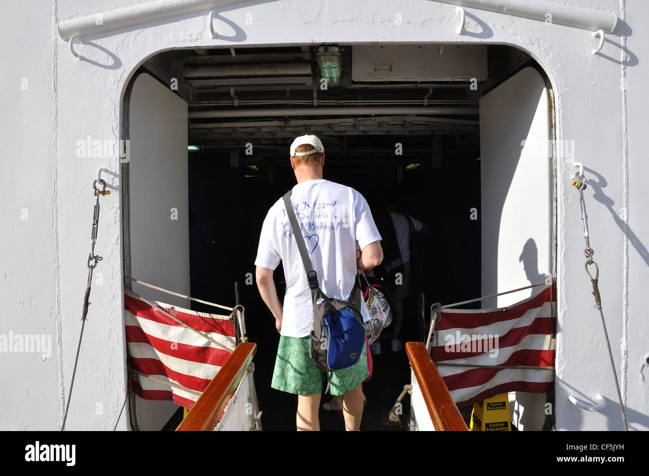 Cruise ship gangway entrance hi-res stock photography and images - Alamy