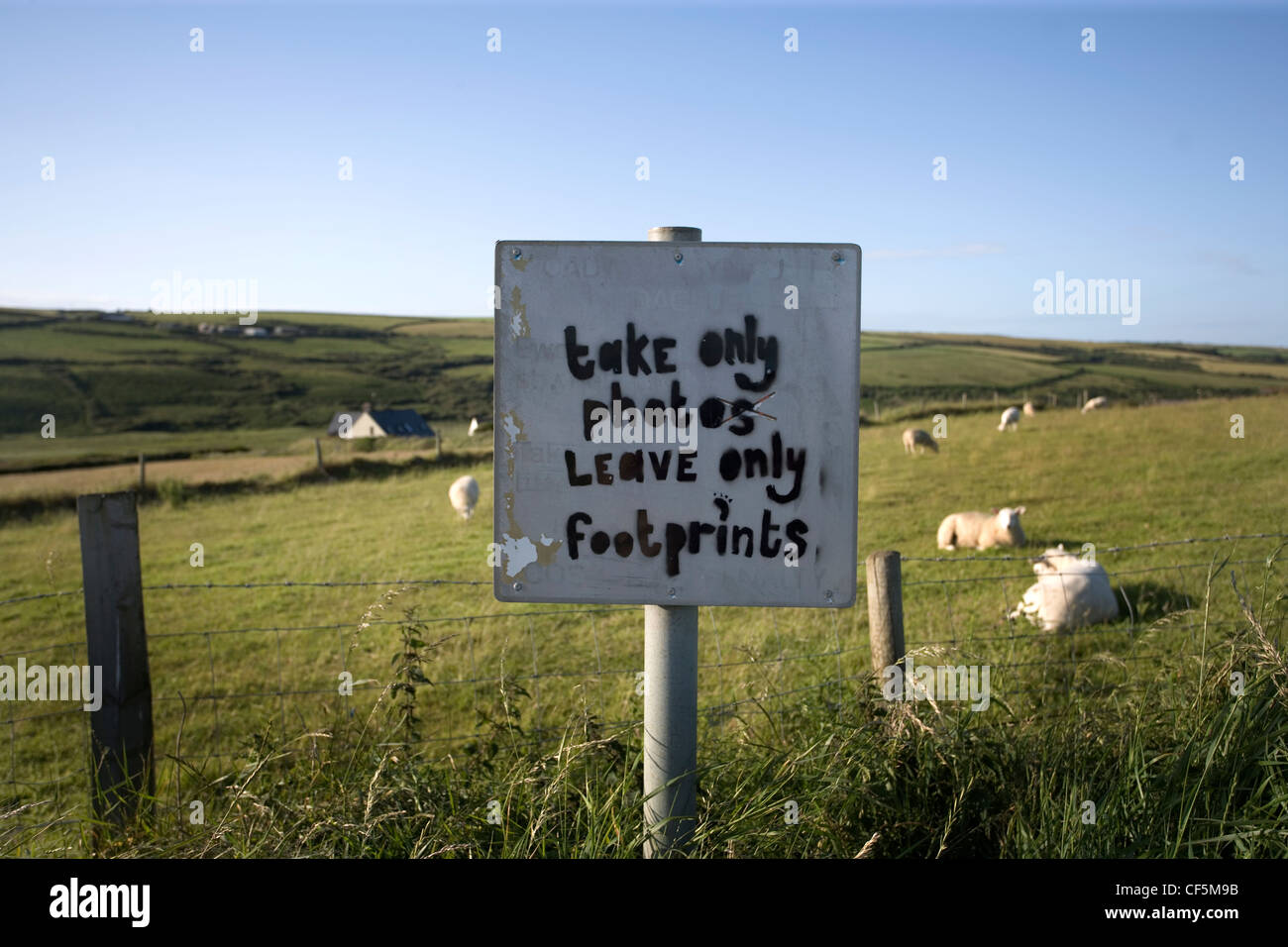 Welsh litter sign hi-res stock photography and images - Alamy