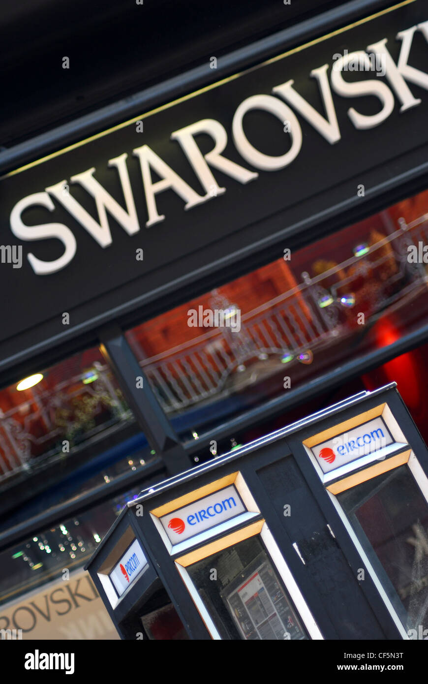 Shop windows at Grafton Street in Dublin Stock Photo - Alamy