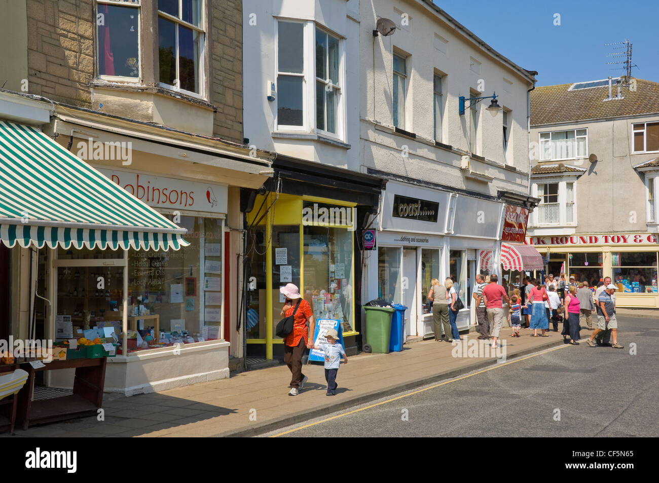 Shops on John Street in Filey Stock Photo: 43766973 - Alamy