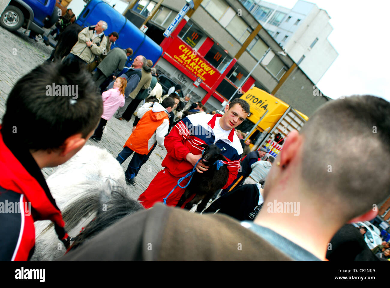 Small crowd hi-res stock photography and images - Alamy