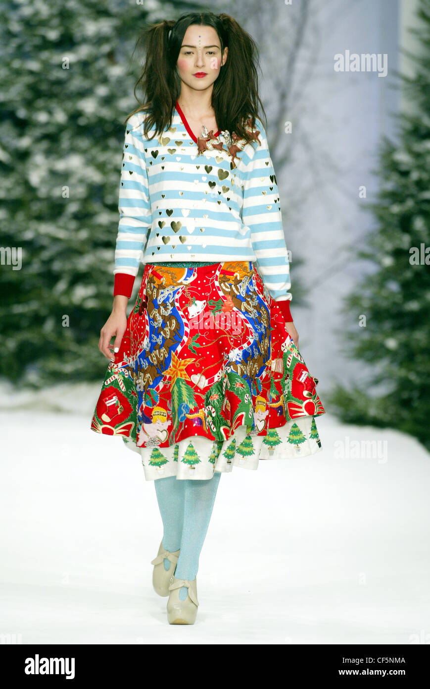 Manish Arora London Ready to Wear Autumn Winter Brunette female model ...