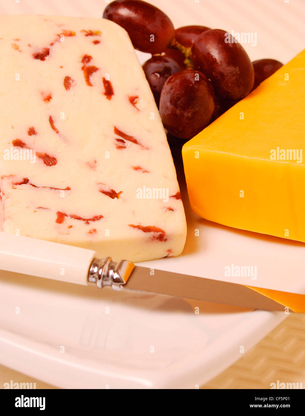 Selection of cheeses Stock Photo - Alamy