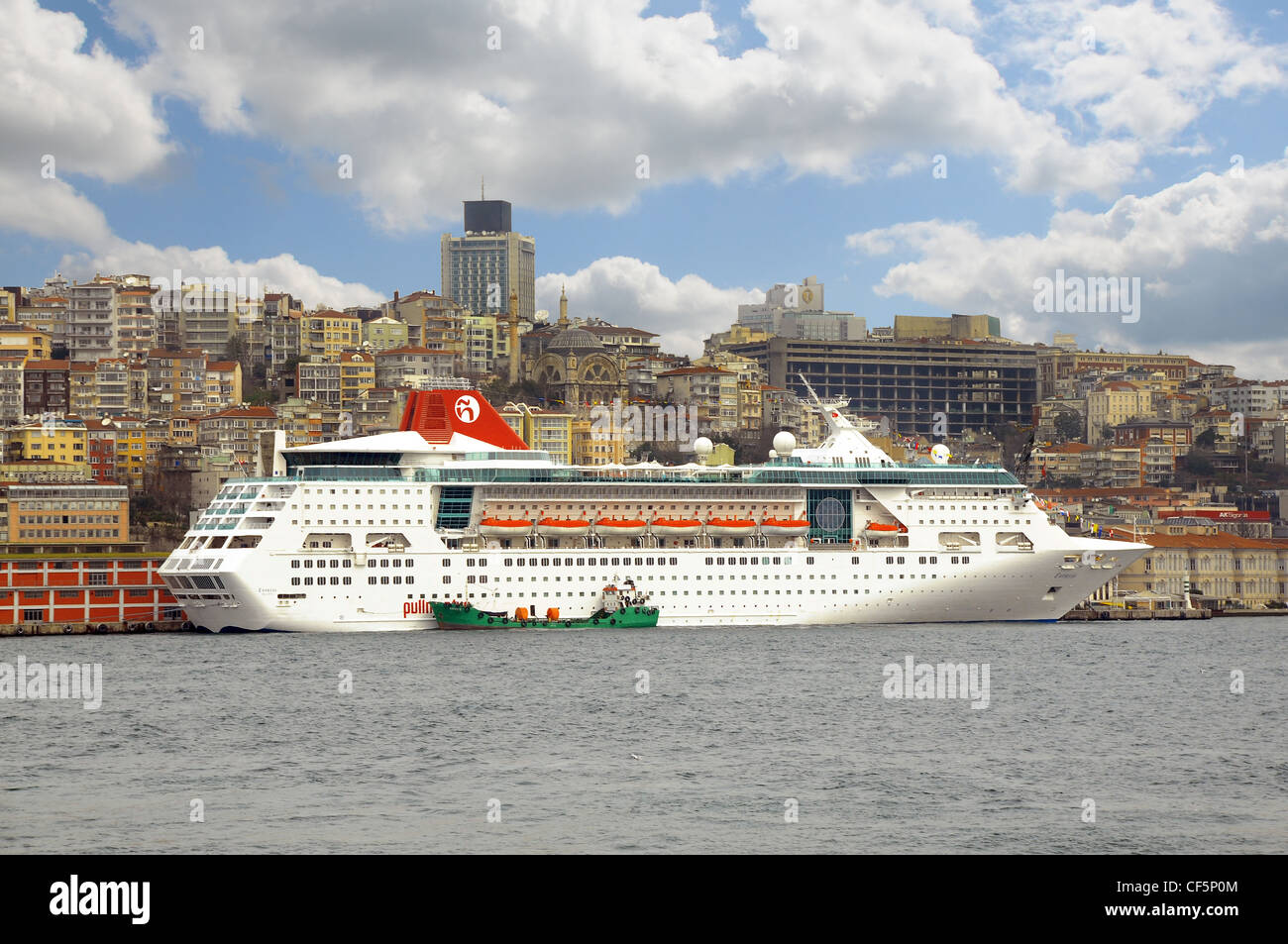 Elegant cruise ship / istanbul Turkey Stock Photo - Alamy