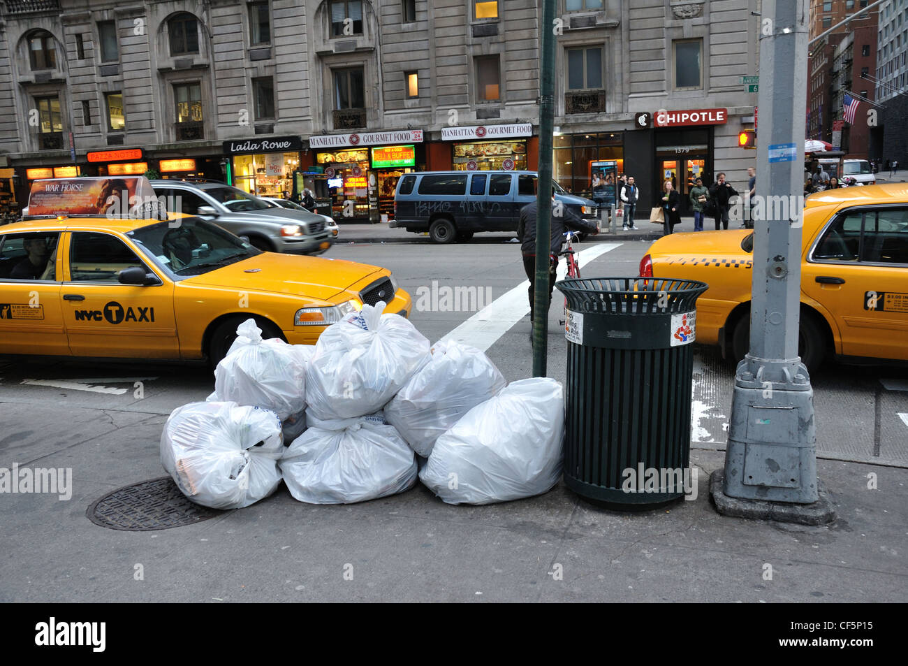 Garbage, New York City, USA Stock Photo - Alamy