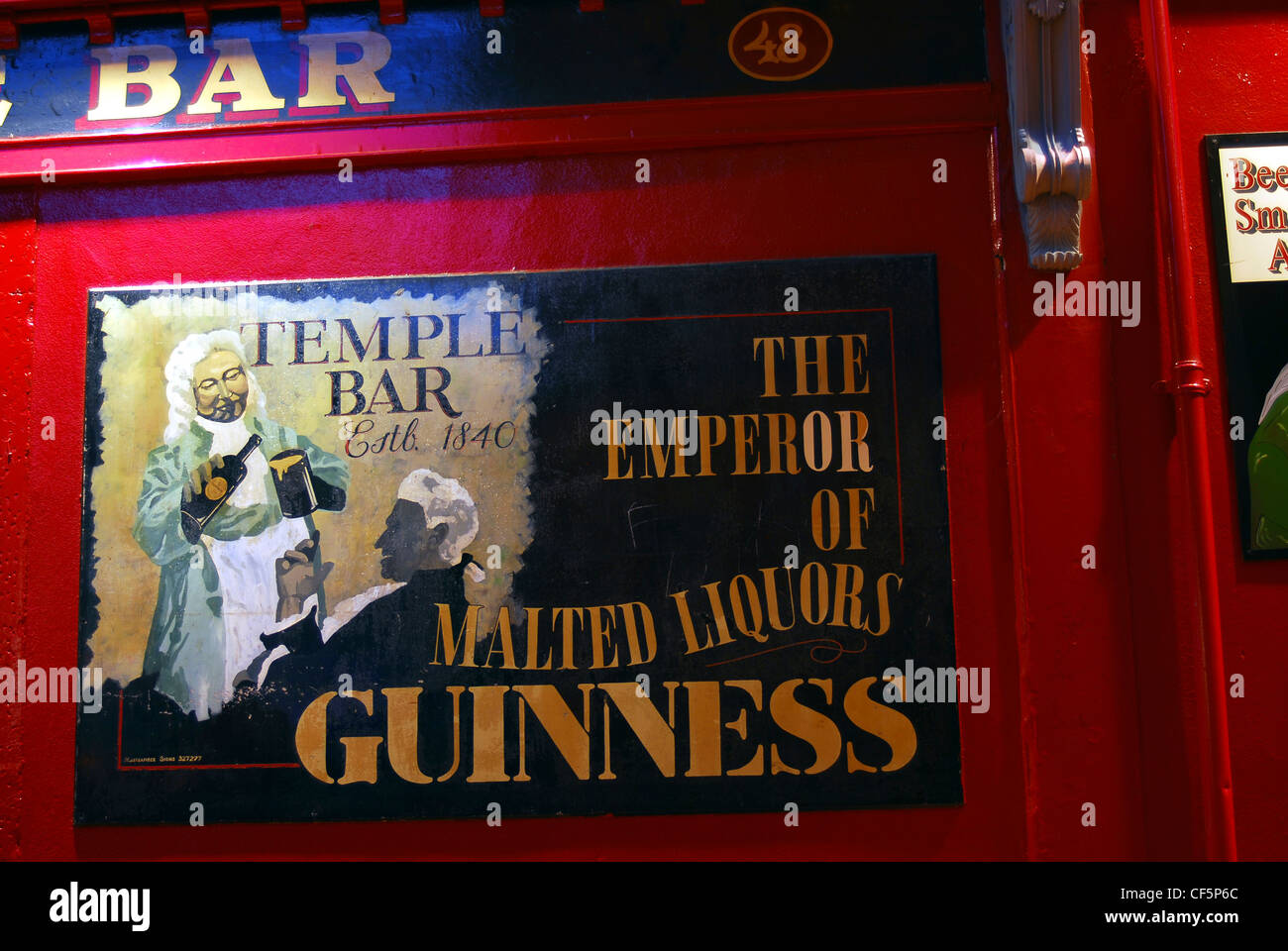Guinness sign on building hi-res stock photography and images - Alamy