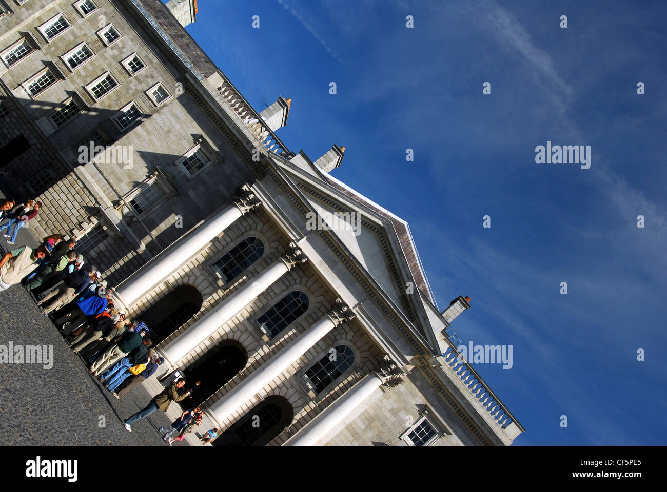 A view of the architecture at Trinity College in Dublin Stock Photo - Alamy