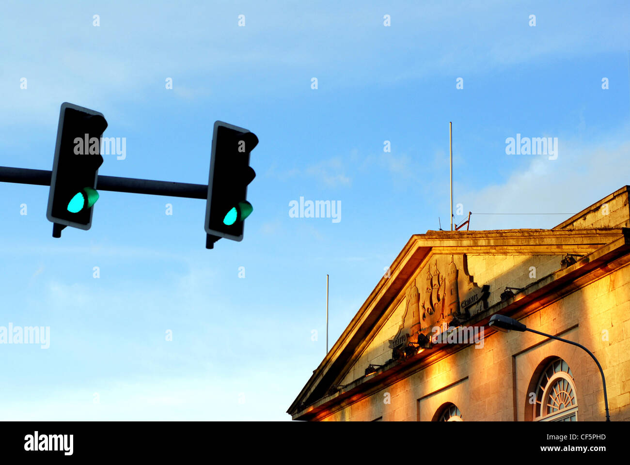 Traffic lights from a street scene in central Cork Stock Photo - Alamy