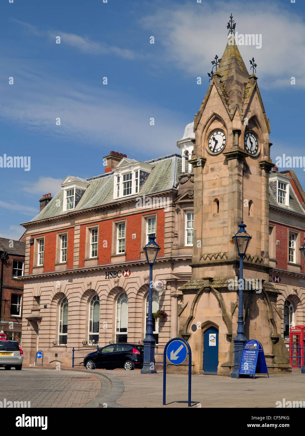 Penrith town centre market square hi-res stock photography and images ...
