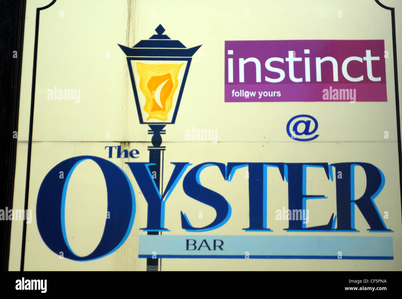 Close up of a restaurant sign in central Cork Stock Photo - Alamy