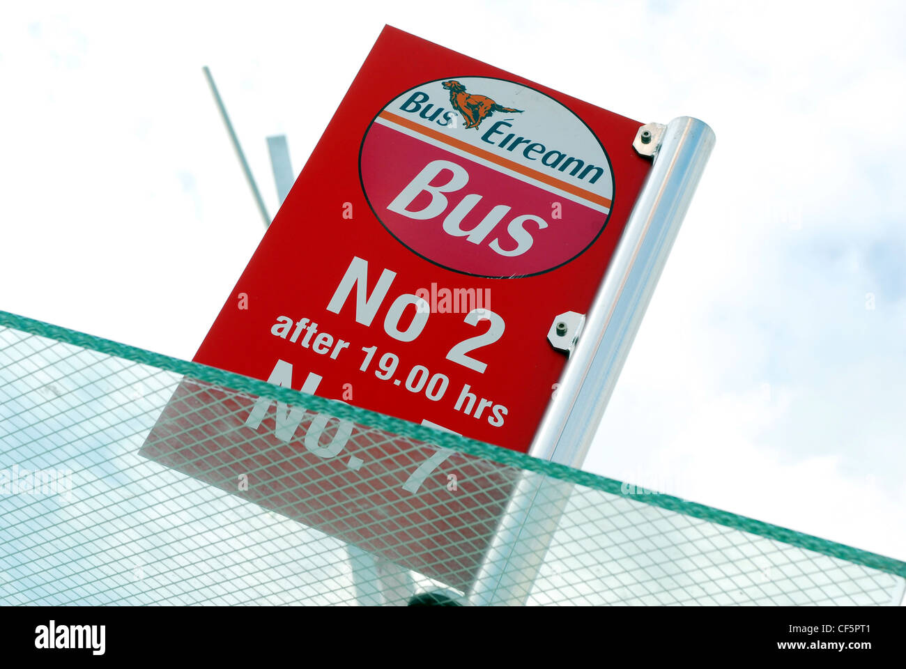 Bus stop sign ireland hi-res stock photography and images - Alamy