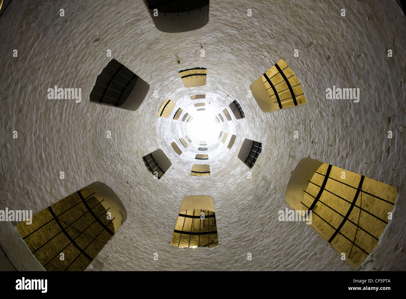 The Grand Shaft, triple spiral staircase in Dover, Kent Stock Photo - Alamy