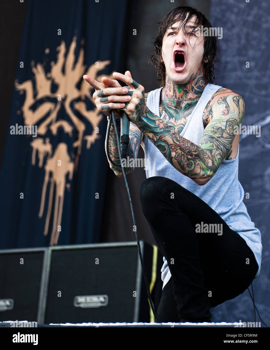 Mitch Lucker On Stage