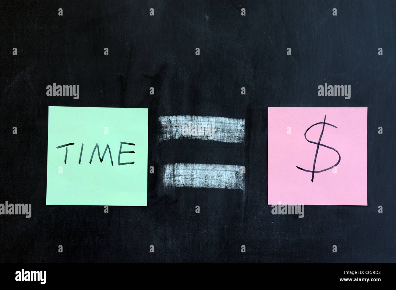 Time is money drawing hi-res stock photography and images - Alamy