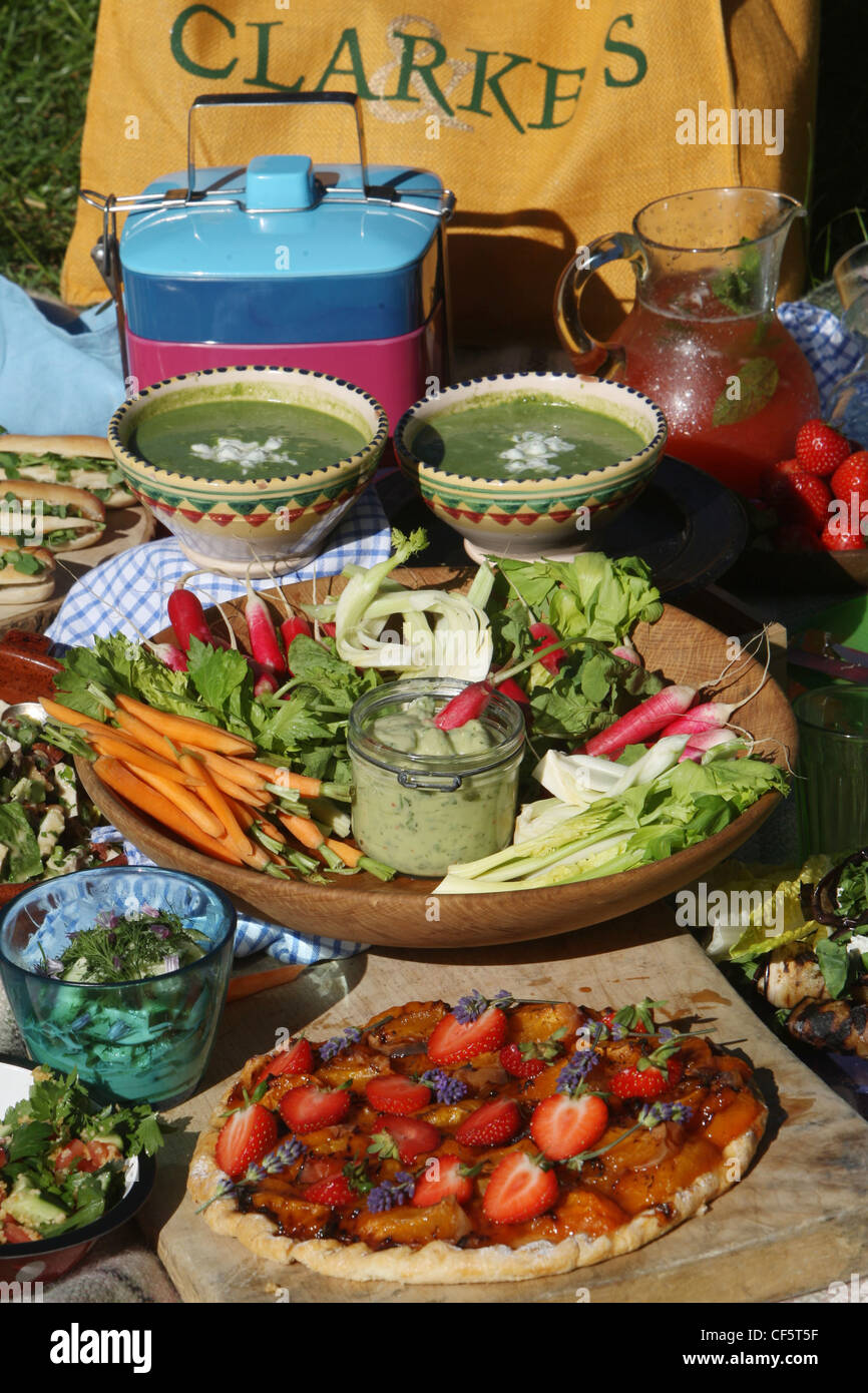 cnic Chef Sally Clarkes classy summer picnictwo comes neatly packaged ...